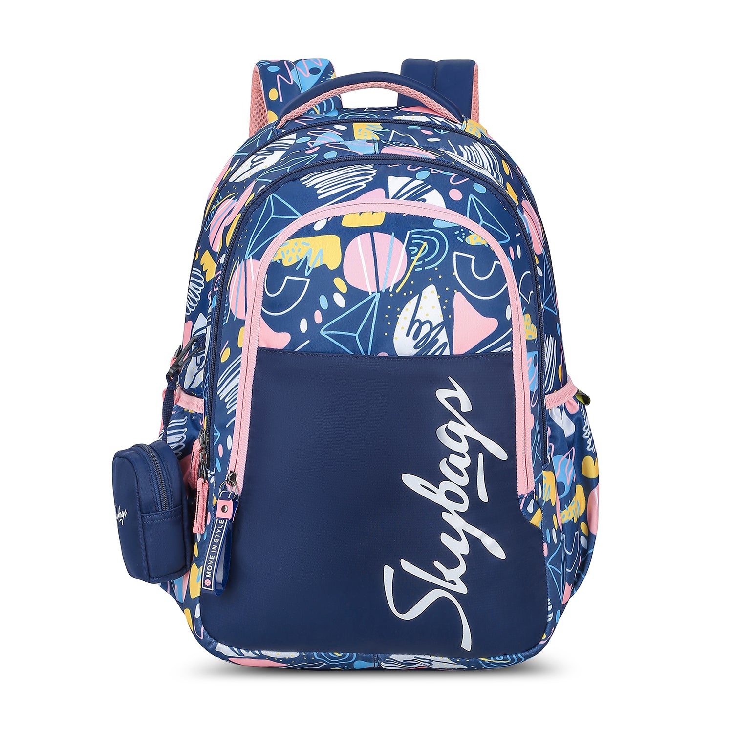 PEARL 03 SCHOOL BACKPACK NAVY – Skybags