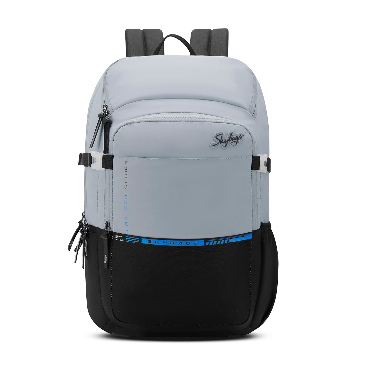Skybags PROTECH V2 LAPTOP BACKPACK GREY BLUE